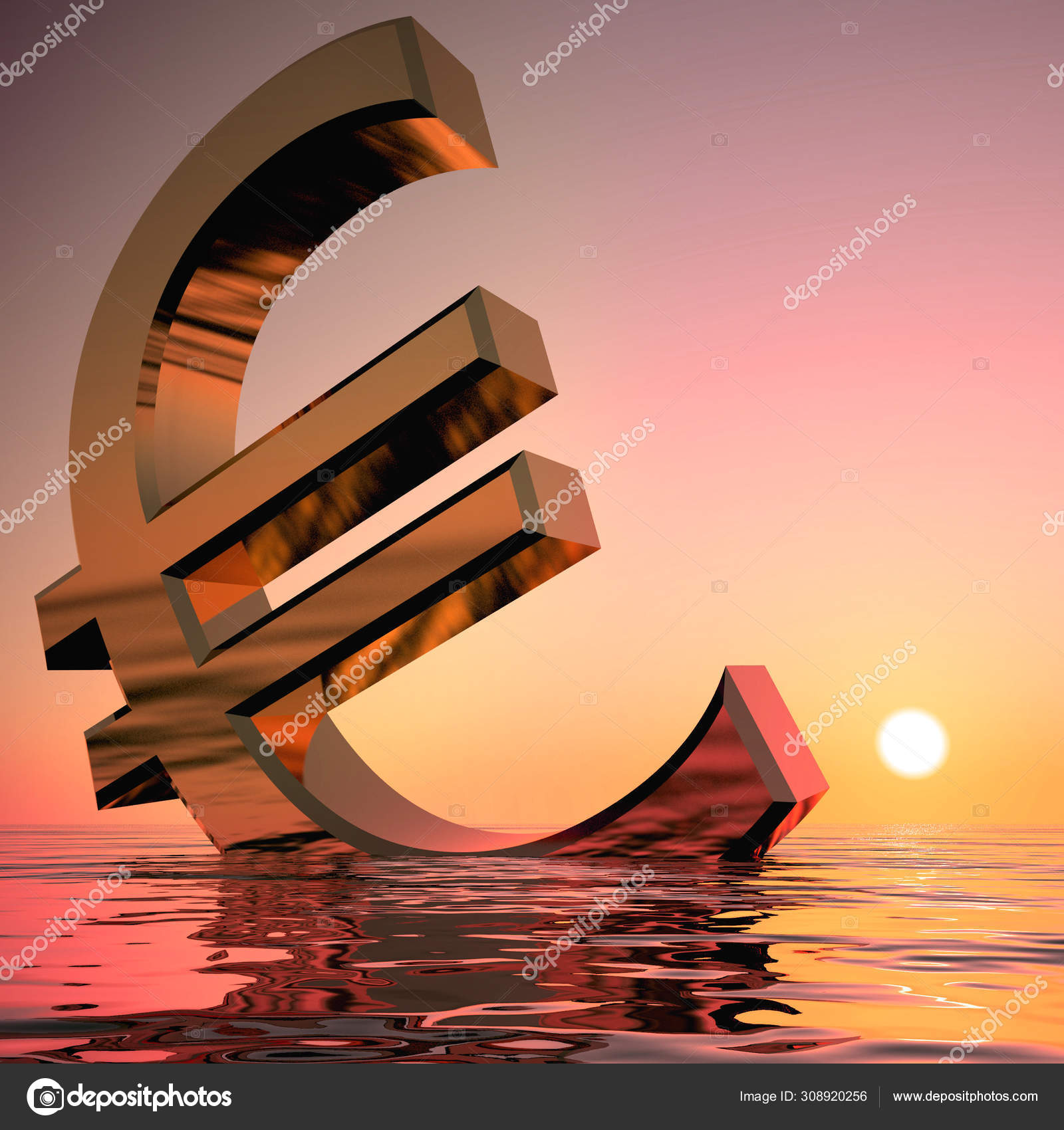 Euro Symbol 3d