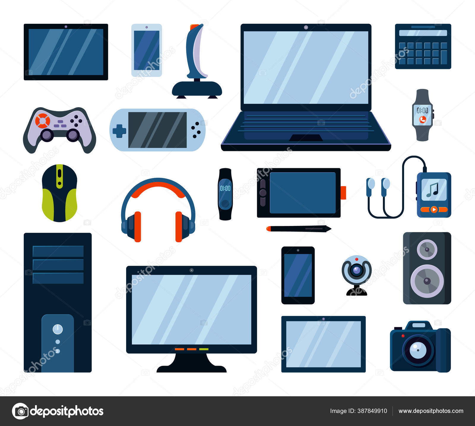 Computer Gadgets Clipart
