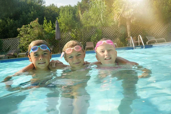 Kids outside pool Stock Photos, Royalty Free Kids outside pool Images ...