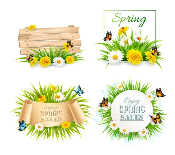 Spring flowers clipart Vector Images | Depositphotos