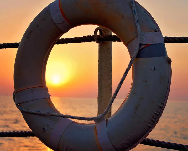 Lifebuoy on the platform Stock Photos, Royalty Free Lifebuoy on the ...