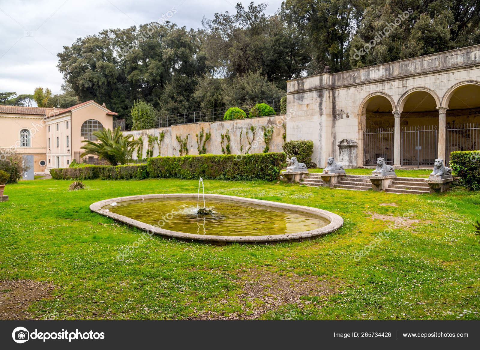 Villa Borghese Gardens in Rome Stock Photo by ©EnginKorkmaz 265734426