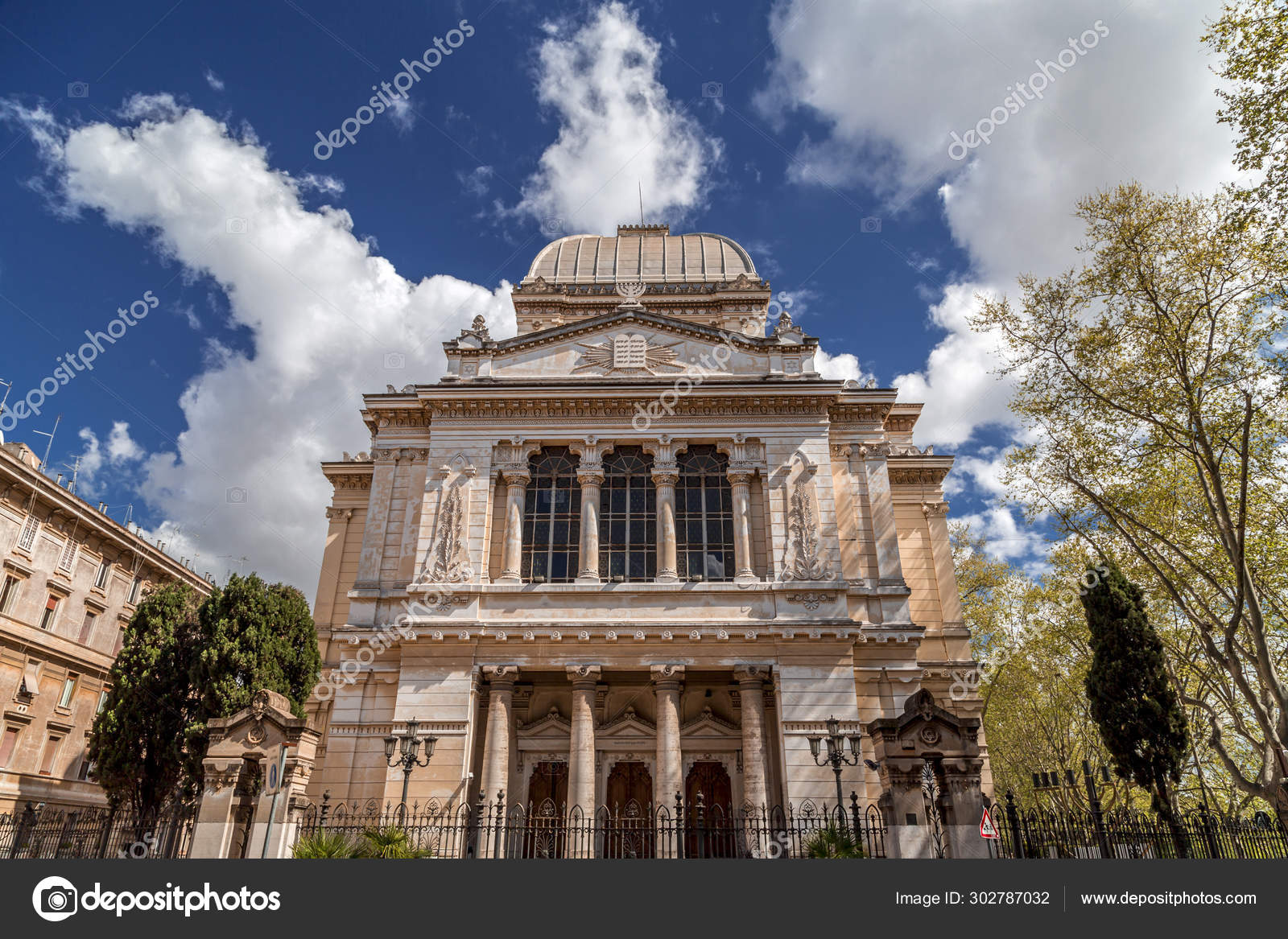 The Great Synagogue of Rome — Stock Photo © EnginKorkmaz #302787032