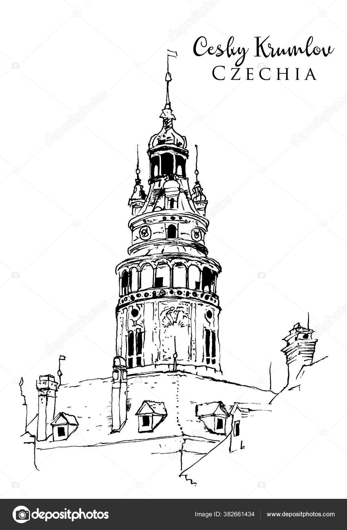 Castle Tower Drawing
