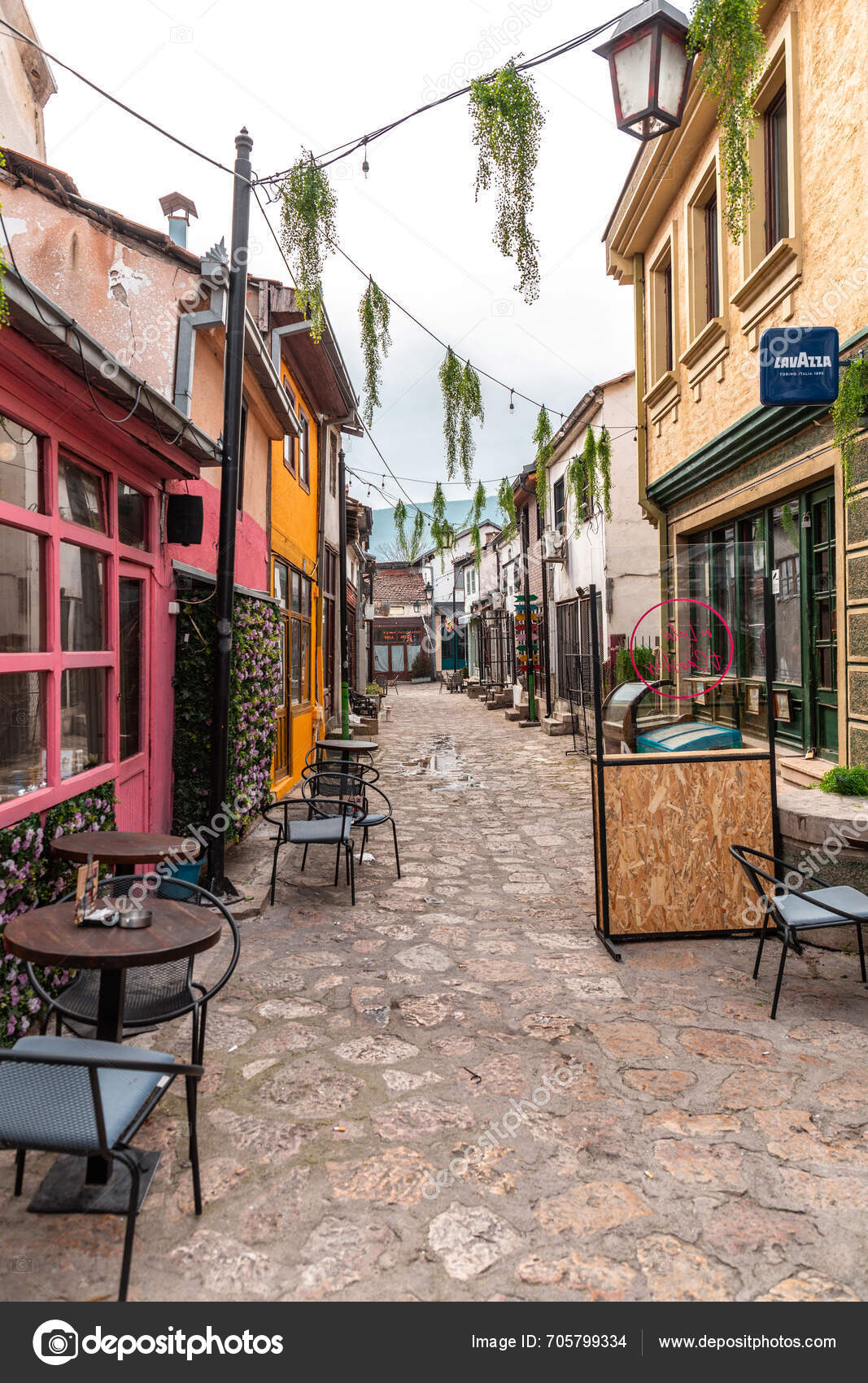 Skopje North Macedonia Feb 2024 Old Bazaar Also Known Turkish — Stock Editorial Photo ...