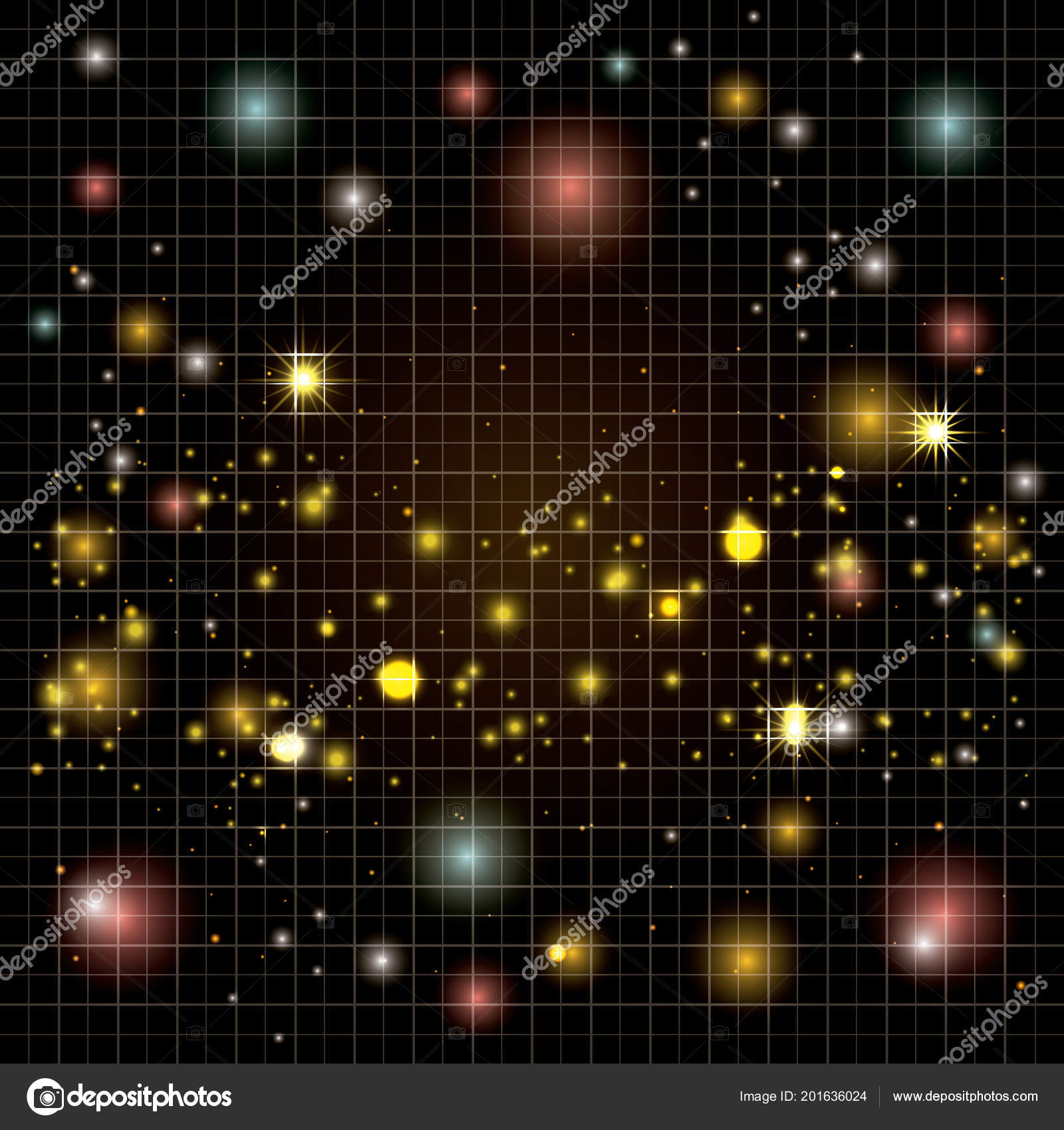 Molecule structure chemical golden pattern Stock Vector Image by ...