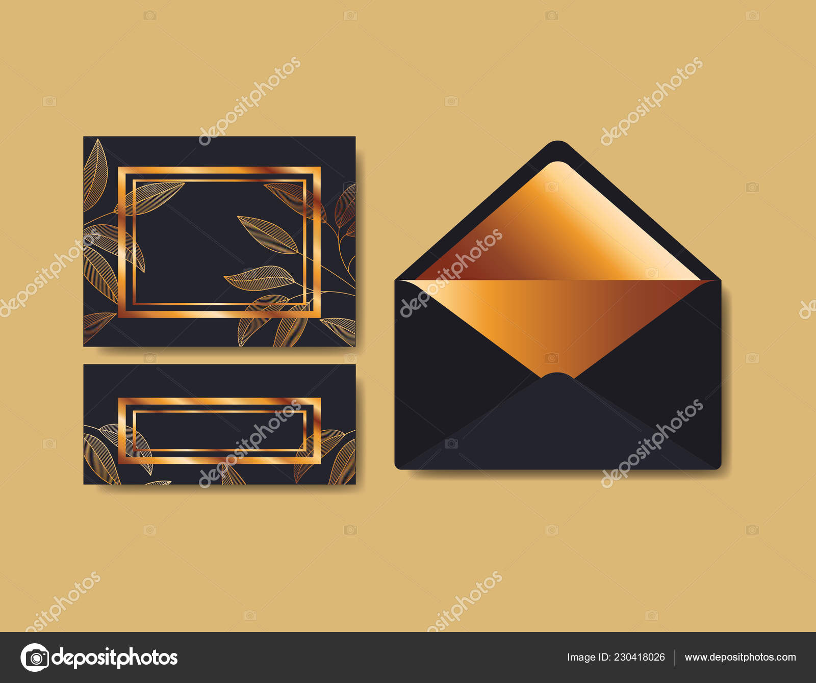 Envelope Invitation Card Vector Illustration Design Stock Vector by ...