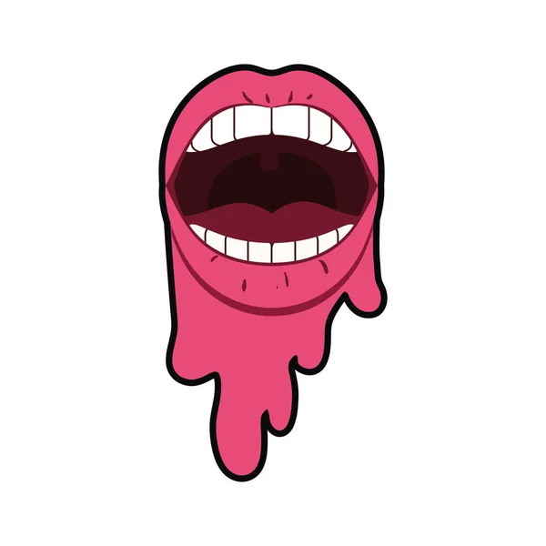 Mouth dripping Vector Art Stock Images | Depositphotos