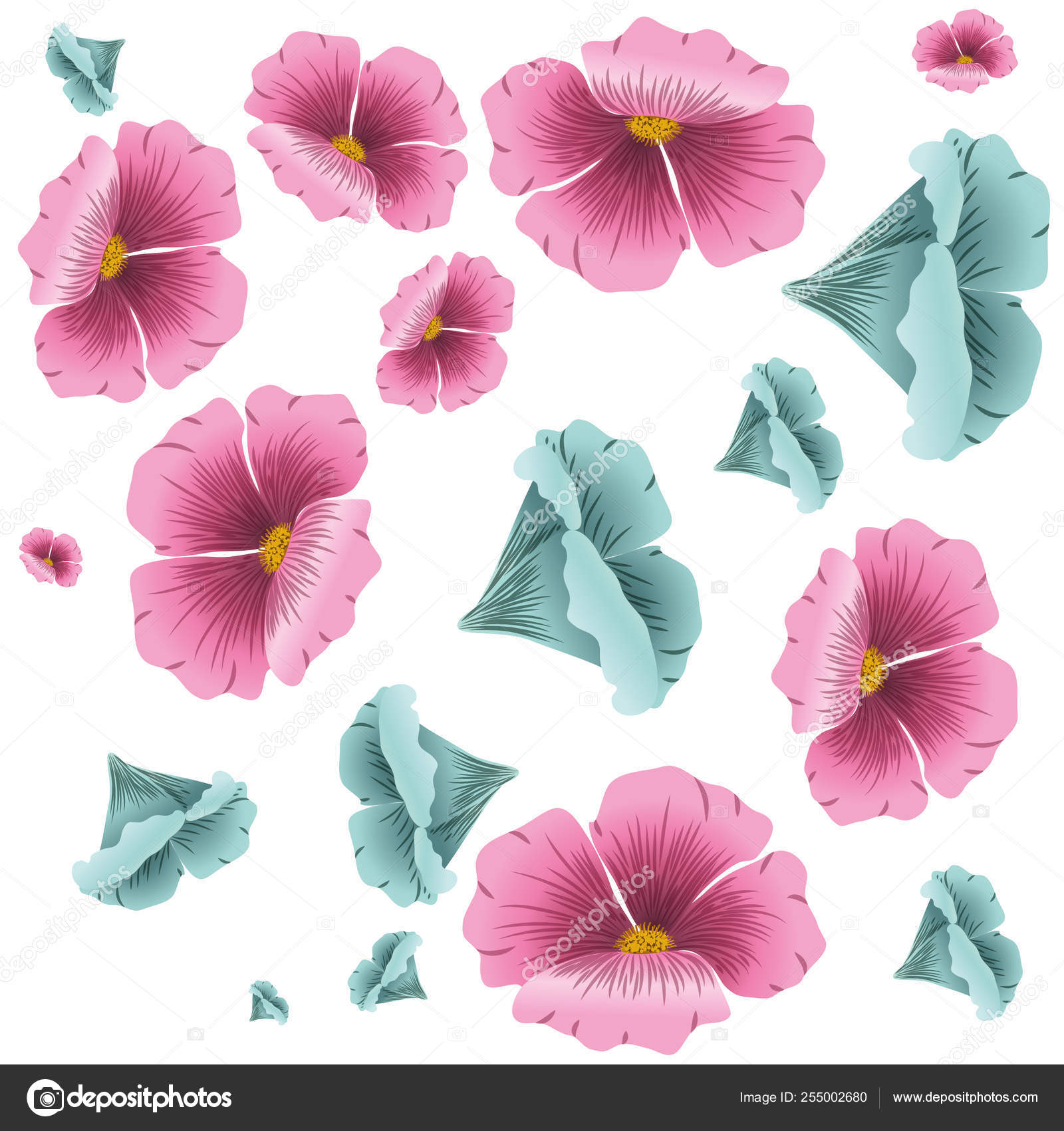 Pattern of flowers isolated icon Stock Vector Image by ©grgroupstock ...