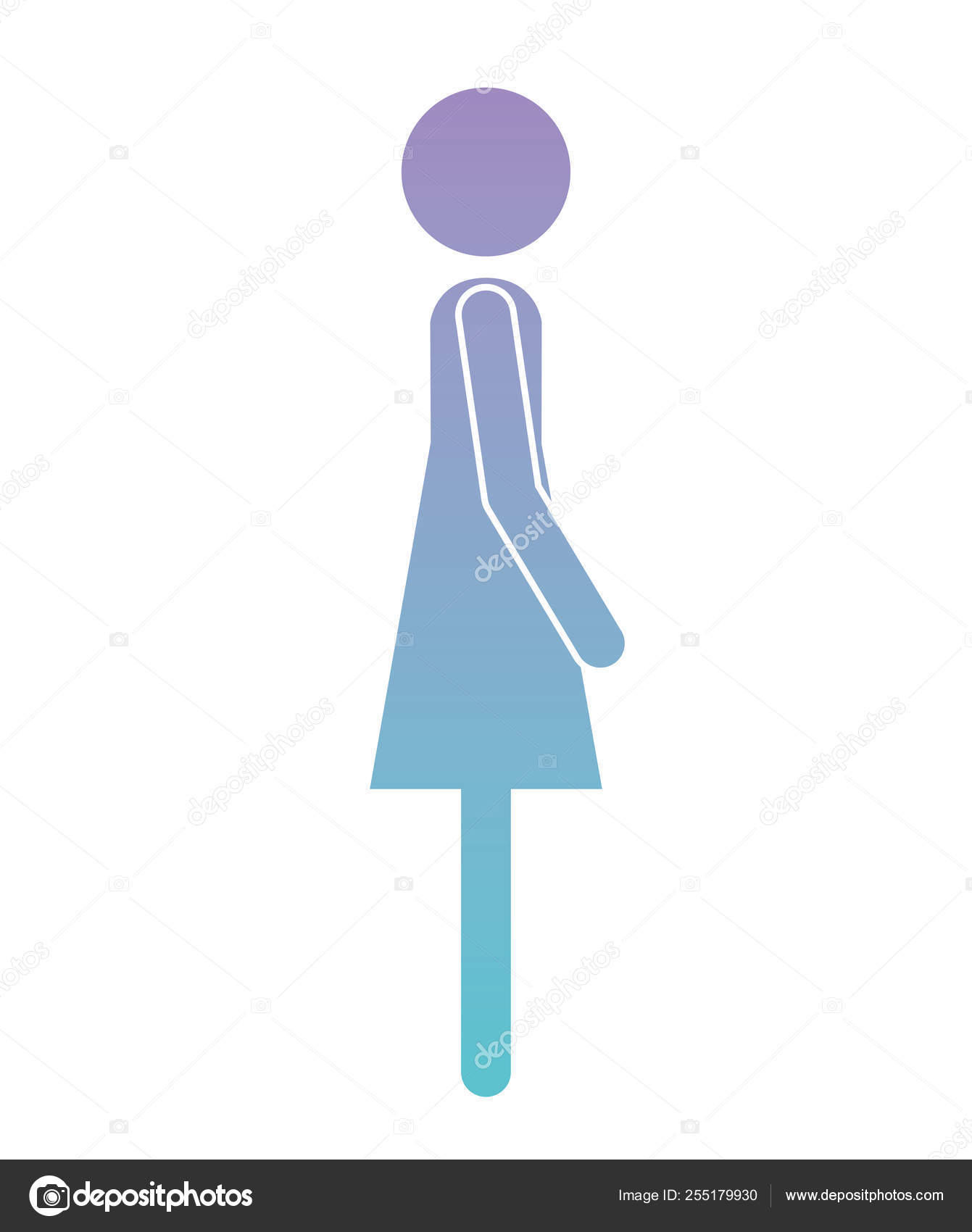 Female figure human silhouette Stock Vector Image by ©grgroupstock ...