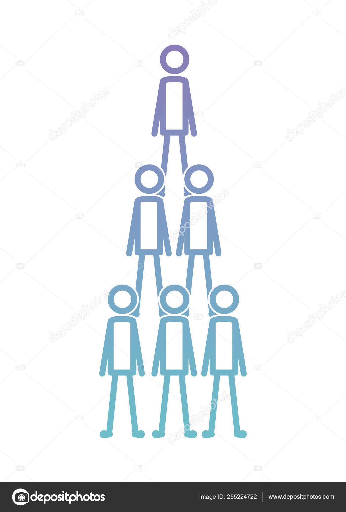 Group of men in pyramid silhouettes Stock Vector Image by ©grgroupstock ...