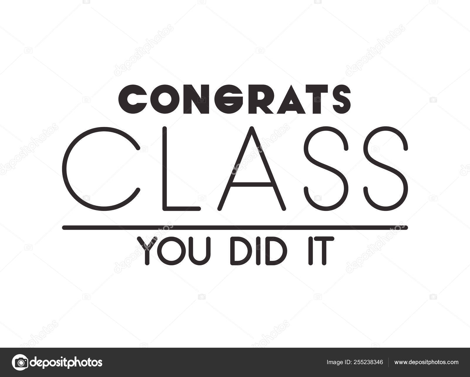 Class of the year hand made font Stock Vector Image by ©grgroupstock ...