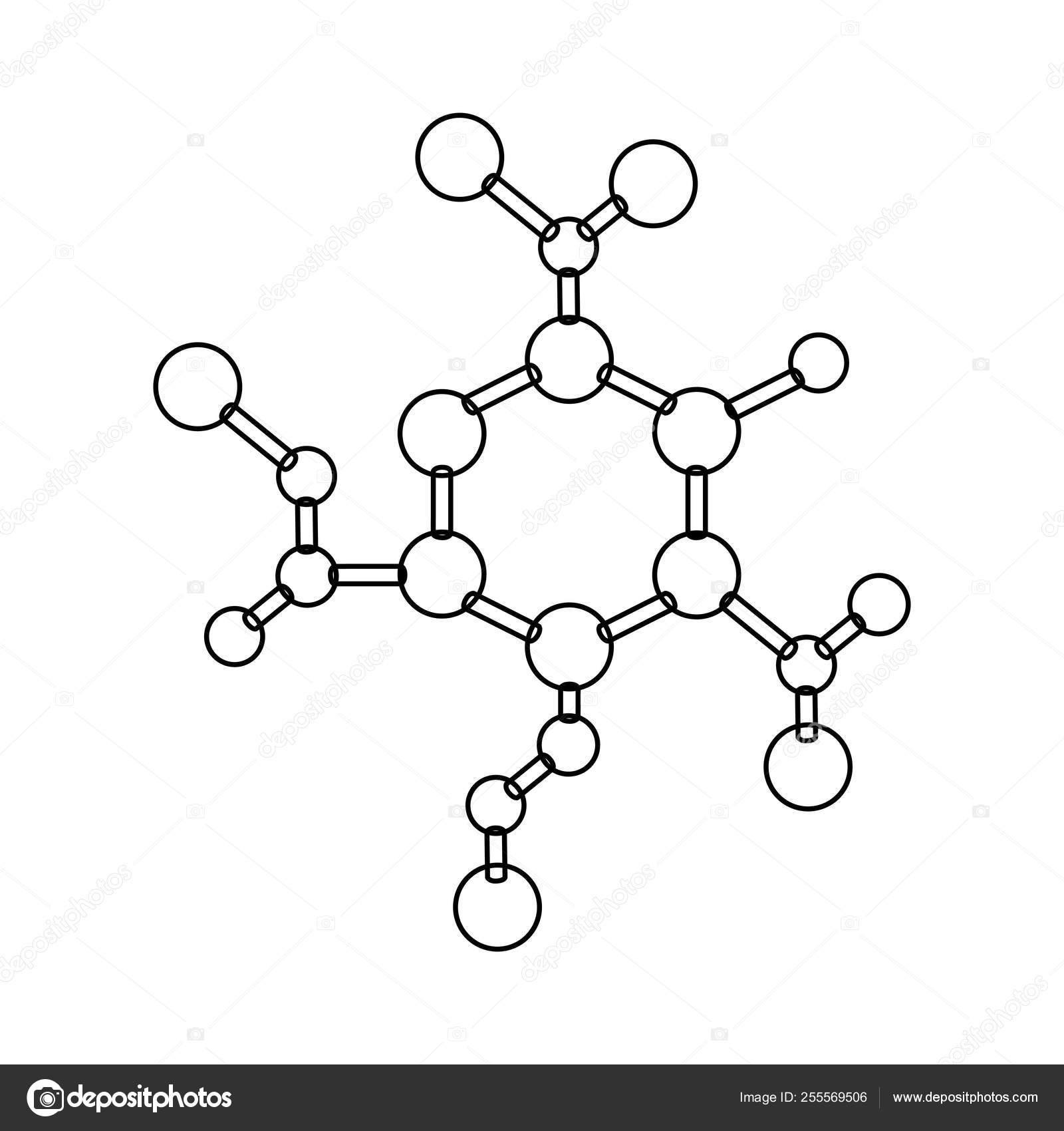 Structure molecular science icon Stock Vector by ©grgroupstock 255569506