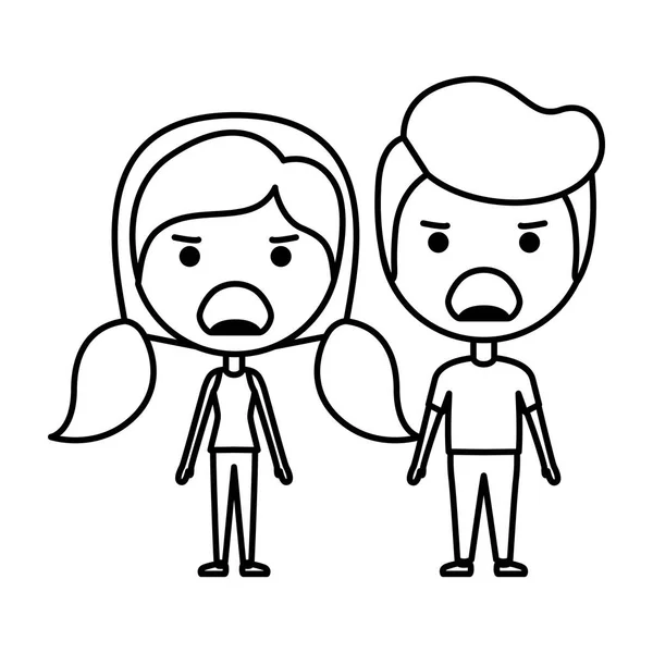 Angry Couple Drawing