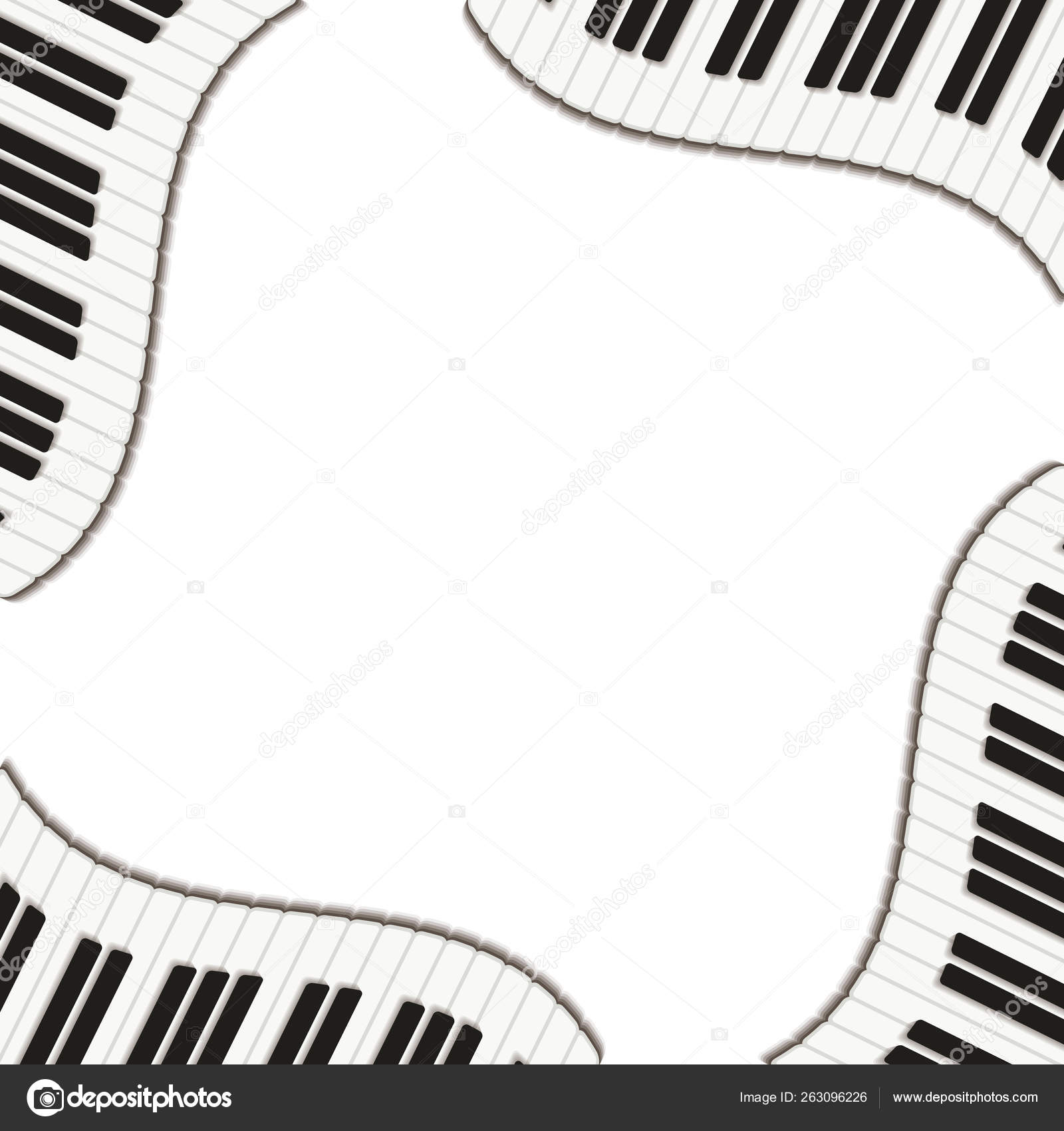 Musical instrument pattern piano keyboard Stock Vector by ©grgroupstock ...