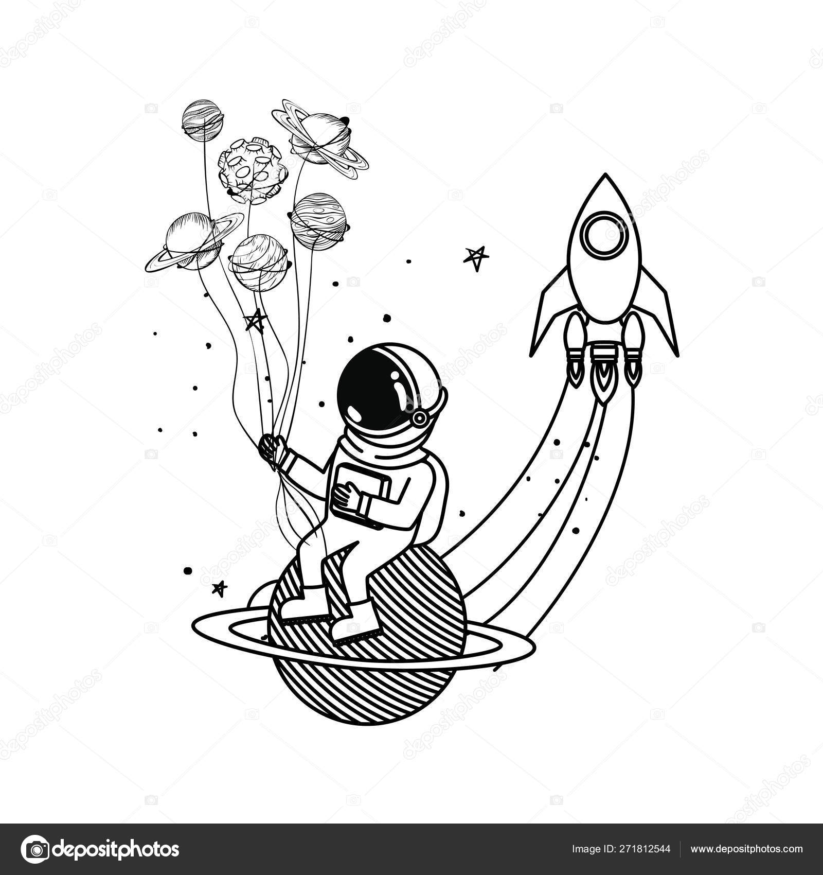 Outer Space Silhouette