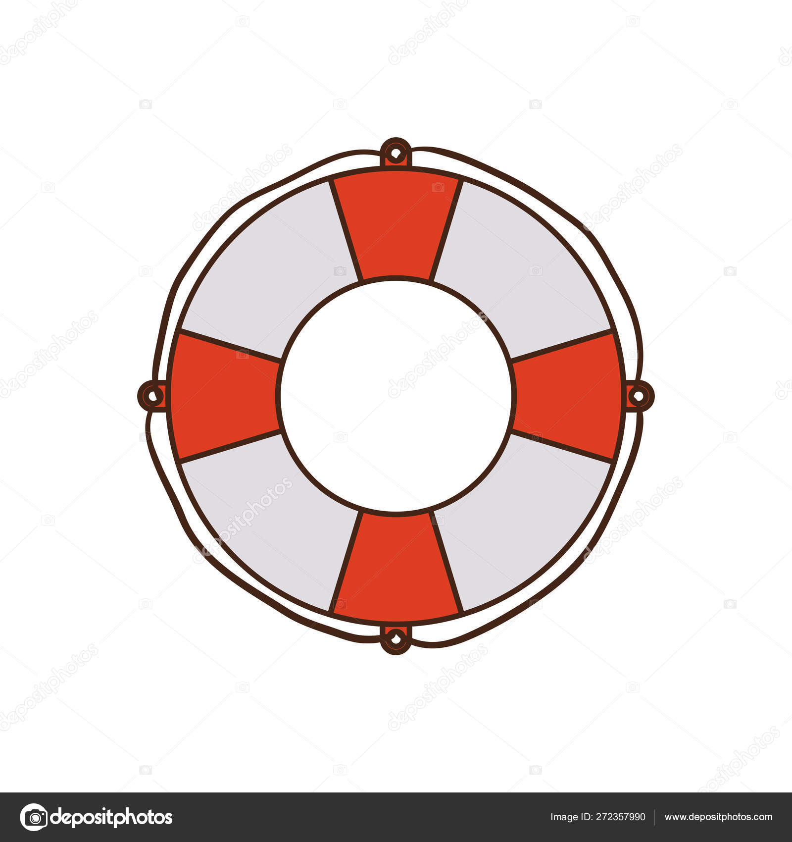 Lifesaving float in white background Stock Vector Image by ...