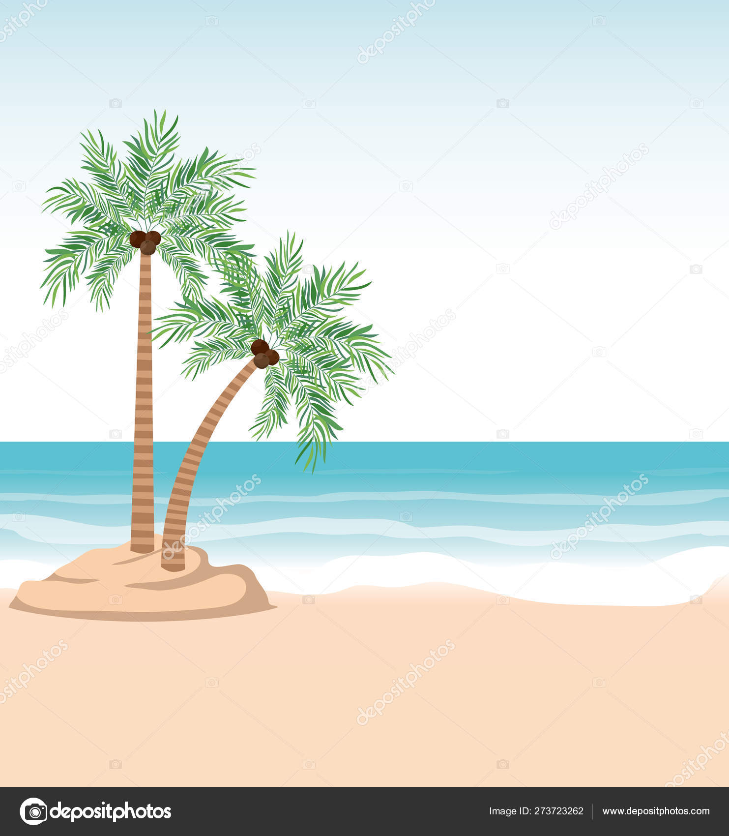 Palm tree of summer season design Stock Vector Image by ©grgroupstock ...