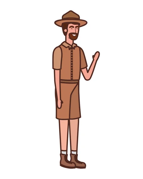 Forest ranger man cartoon design Stock Illustration by ©grgroupstock ...
