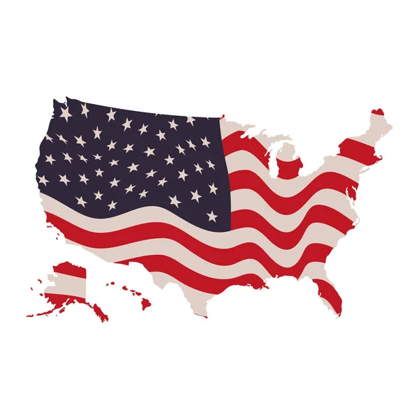 US Flag Map Logo Stock Vector Image by ©Glopphy #160298136