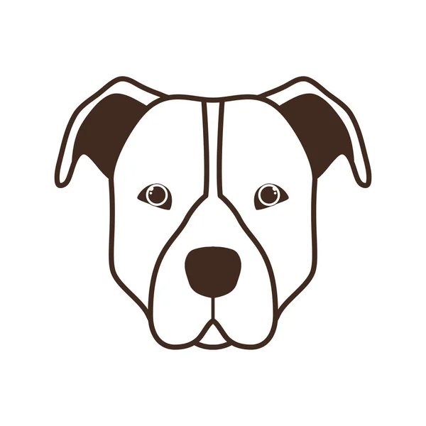 Pitbull Puppy Outline
