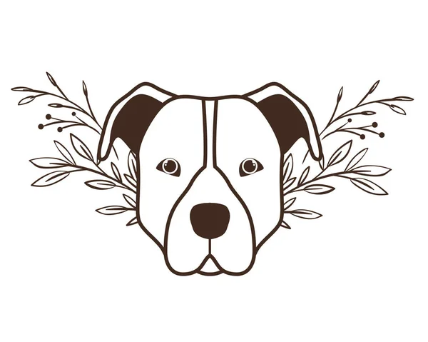 Cute Pitbull Outline