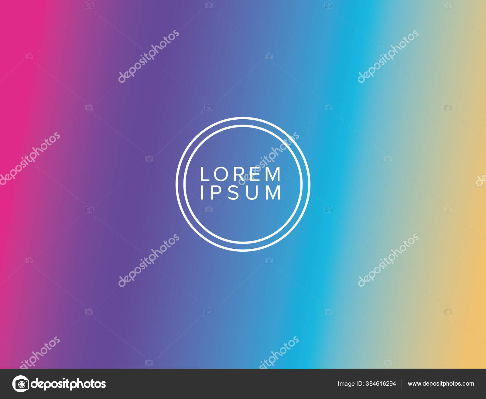 Colorful gradient background with circle vector design Stock Vector ...