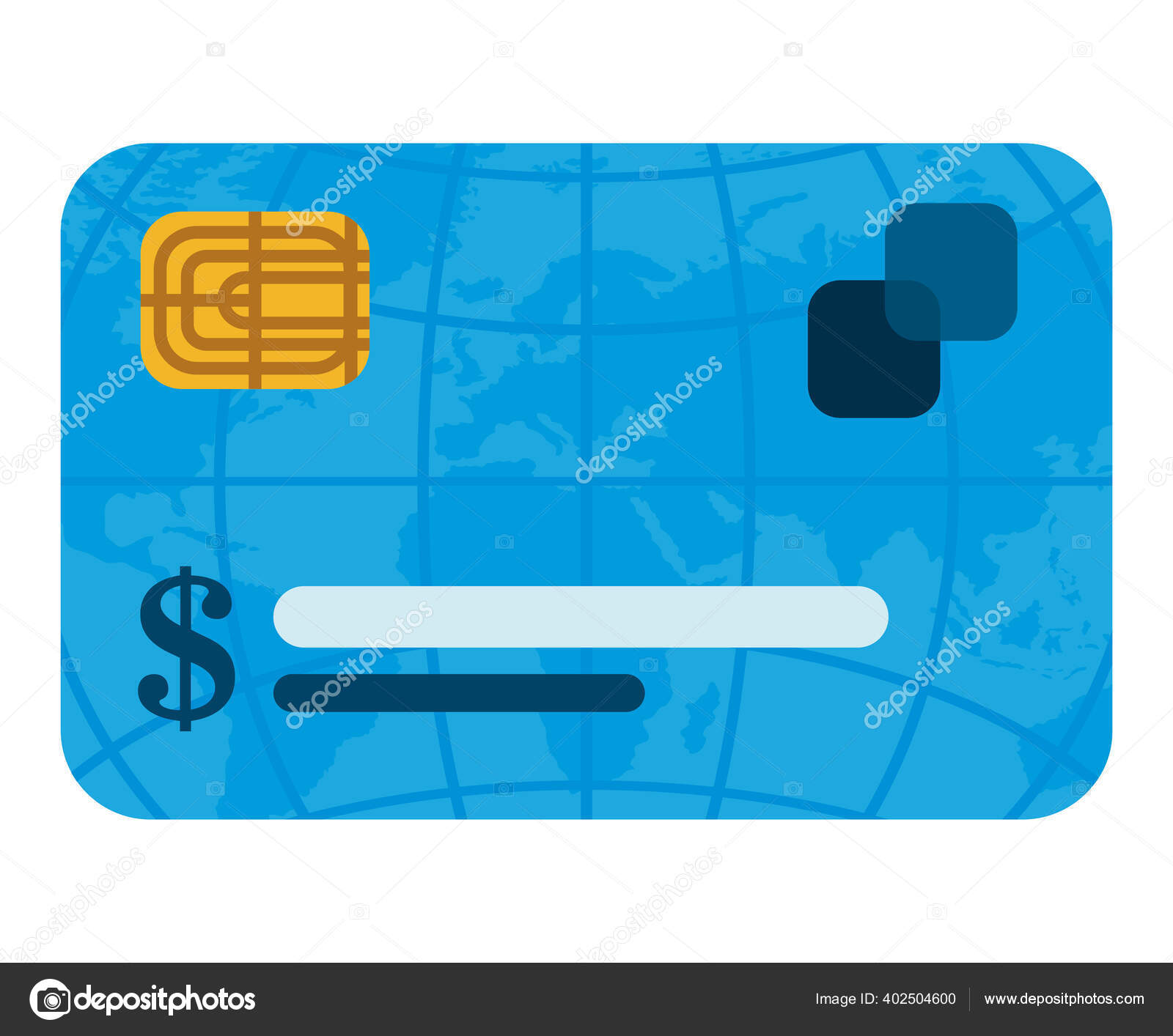 Blue credit card vector design Stock Vector Image by ©grgroupstock ...