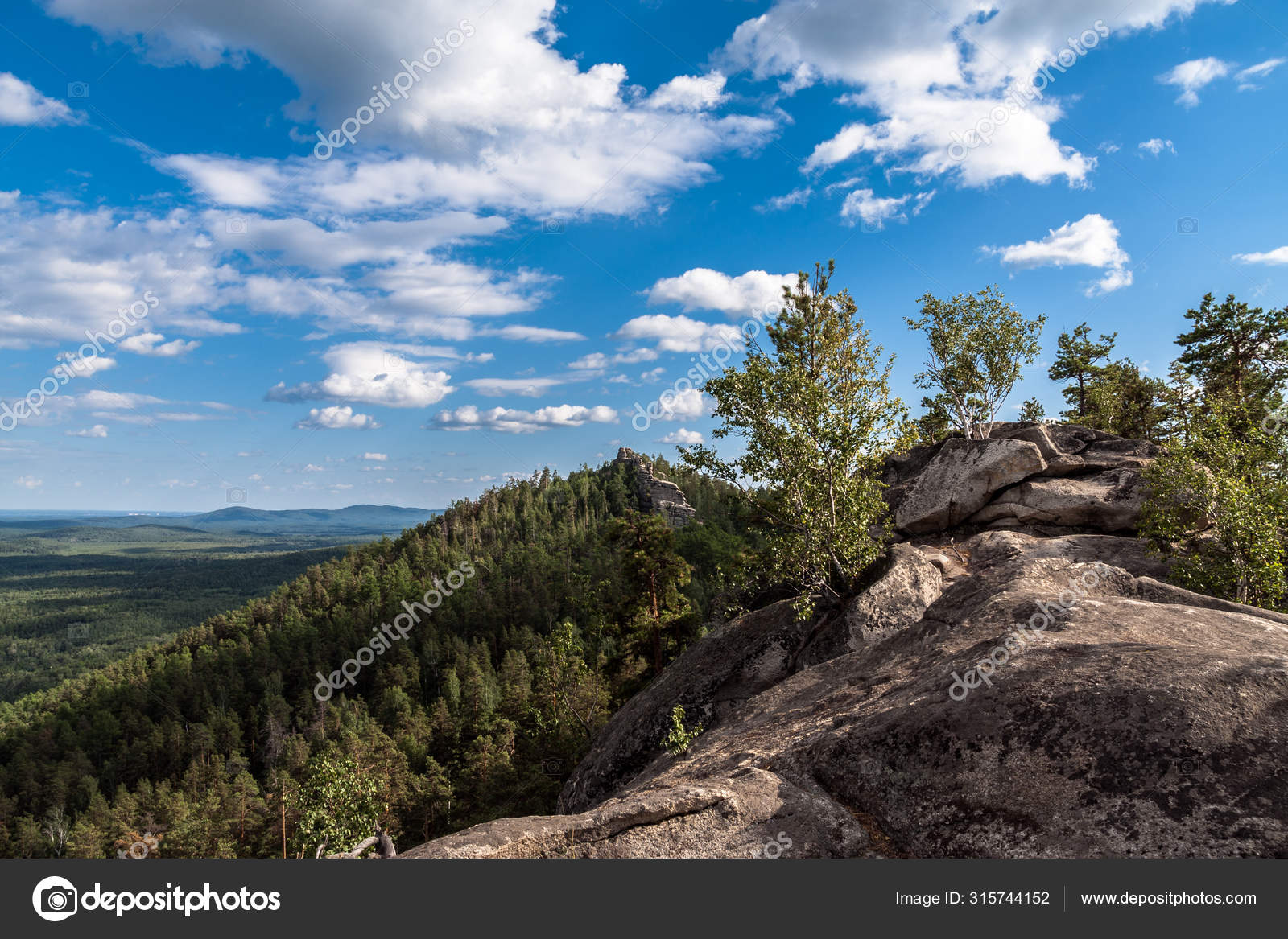 Natural Hilly Background River Stock Photo by ©tesunotai 315744152