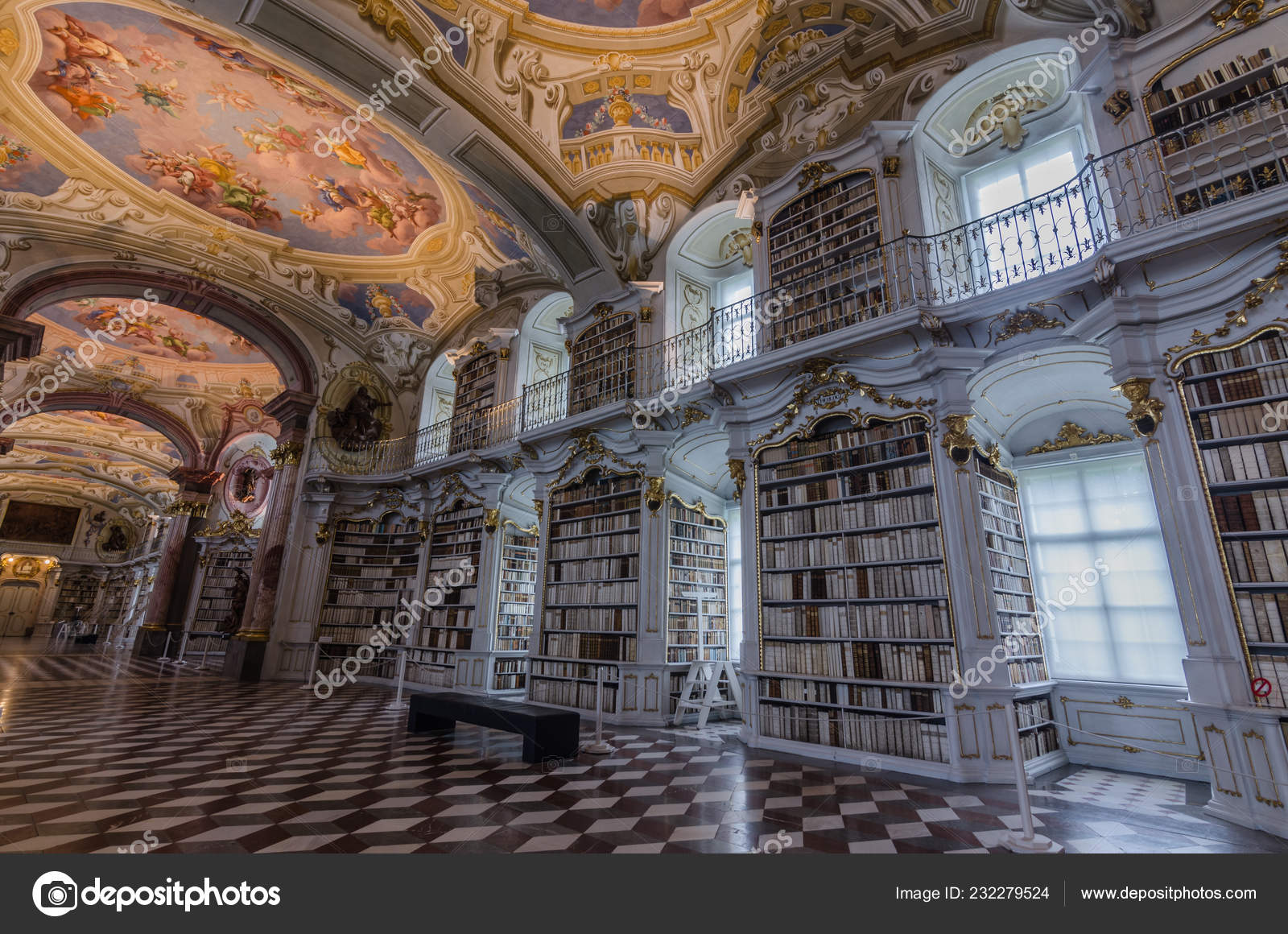 Side View Abbey Library Admont Austria – Stock Editorial Photo ...
