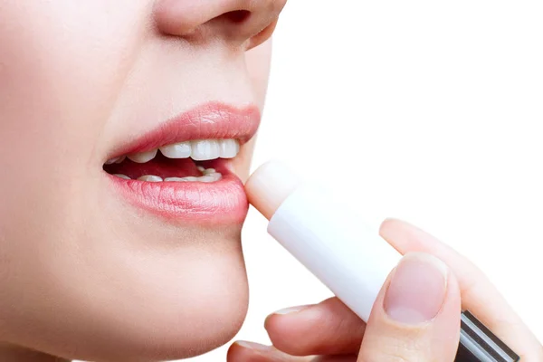 Putting chapstick Stock Photos, Royalty Free Putting chapstick Images ...