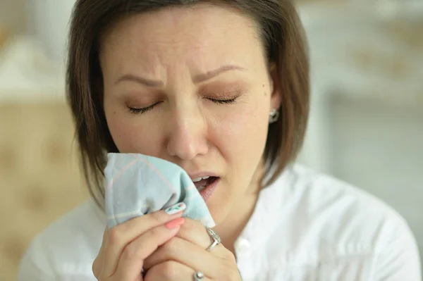 Woman crying nose Stock Photos, Royalty Free Woman crying nose Images ...