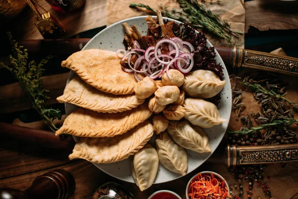 Mongolian Traditional Food Table Stock Photo by ©KatyaZork 206462216