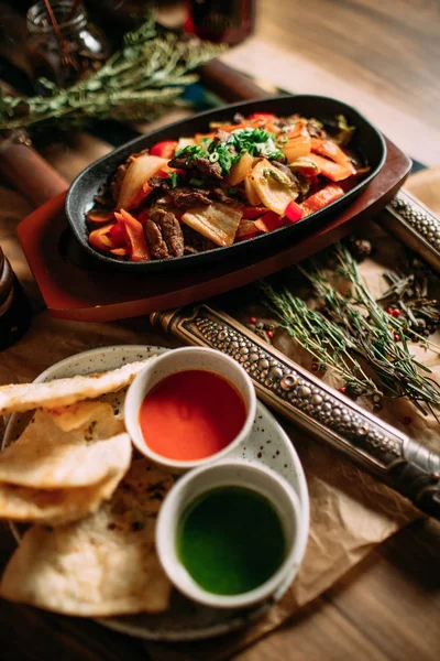 Mongolian Traditional Food Table Stock Photo by ©KatyaZork 206462216