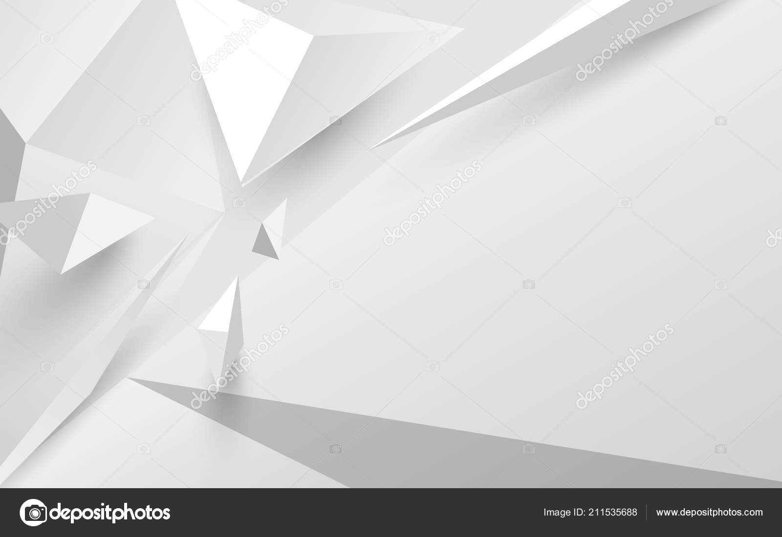 Abstract White Polygonal Background Vector Illustration Stock Vector ...