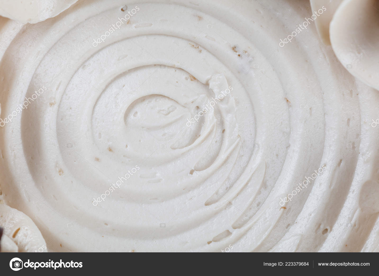 White Cream Cake Background Texture Close Stock Photo by ©Devon 223379684