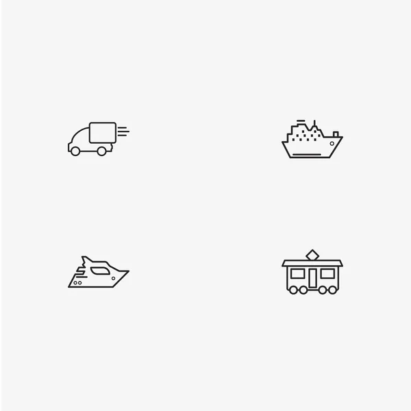 4 useful simple transport icons Stock Vector by ©azerbaijan_stockers ...