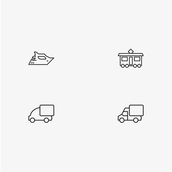 4 useful simple transport icons Stock Vector by ©azerbaijan_stockers ...