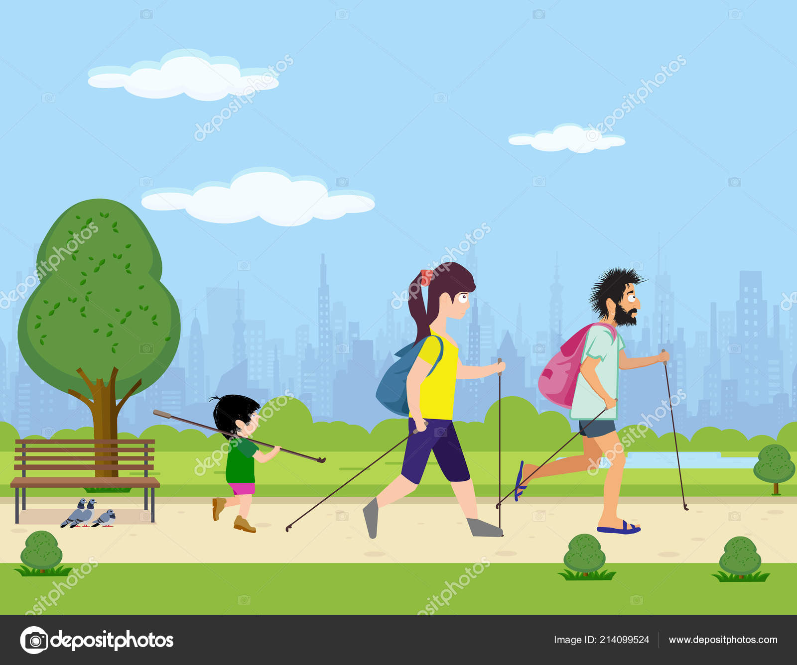 Play Park Clipart Walk