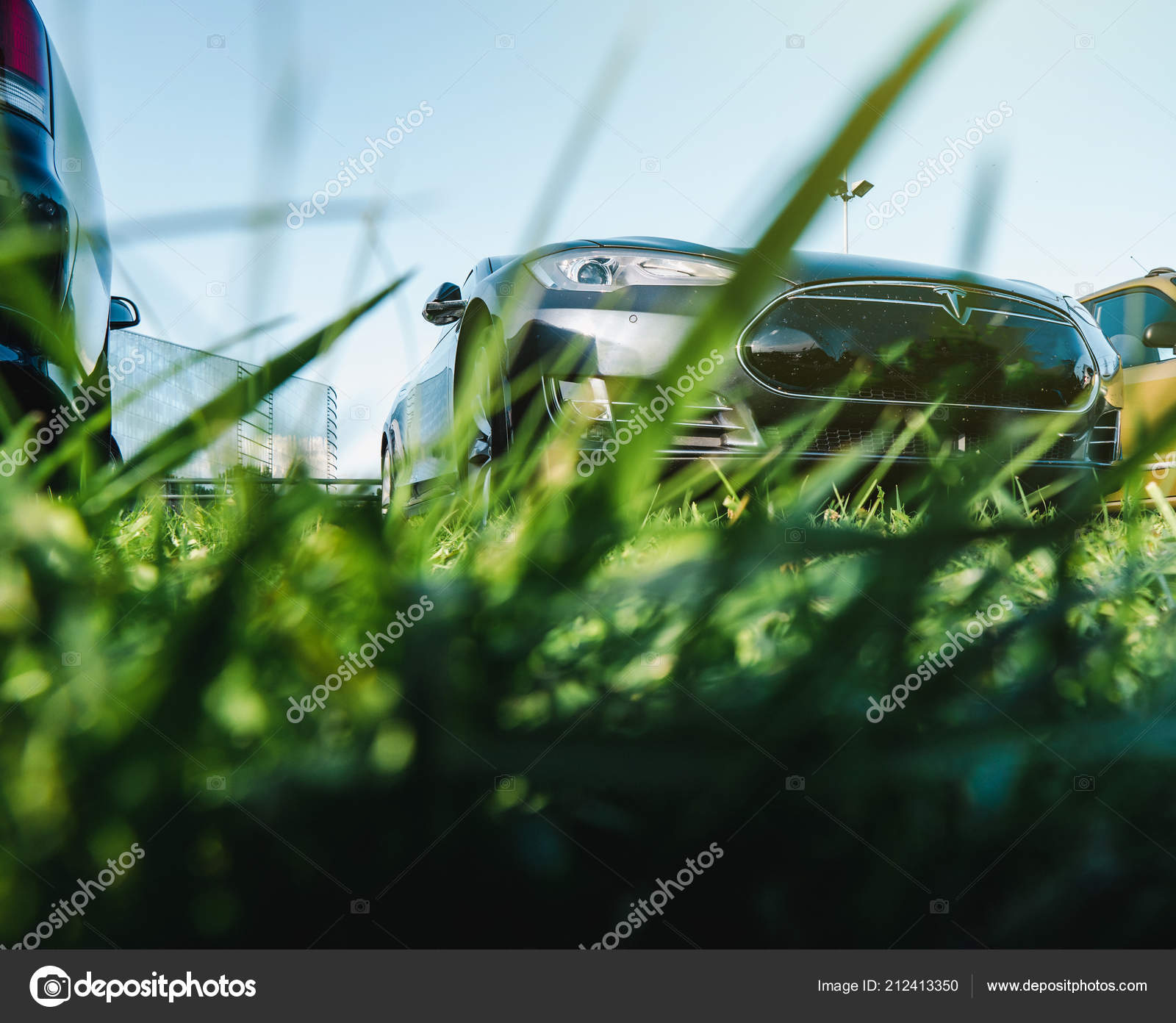 Tesla Model S low angle view – Stock Editorial Photo © ifeelstock ...