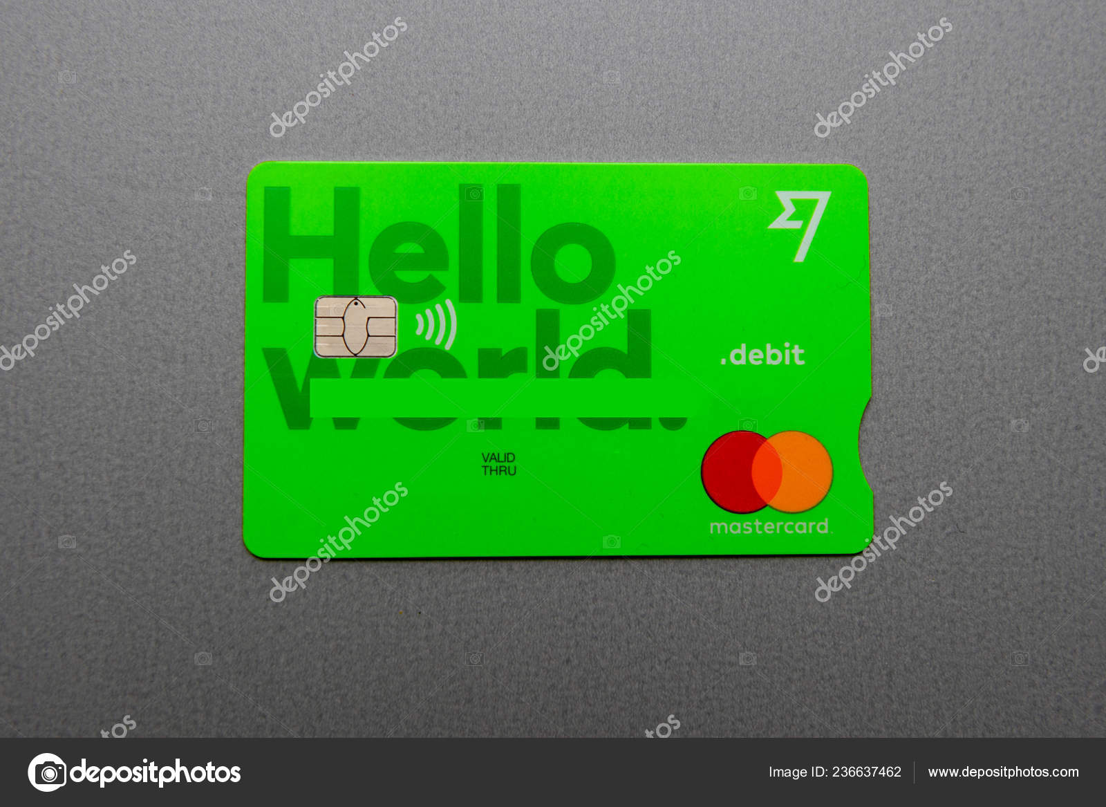 Green card issued by TransferWise peer-to-peer card company — Stock ...