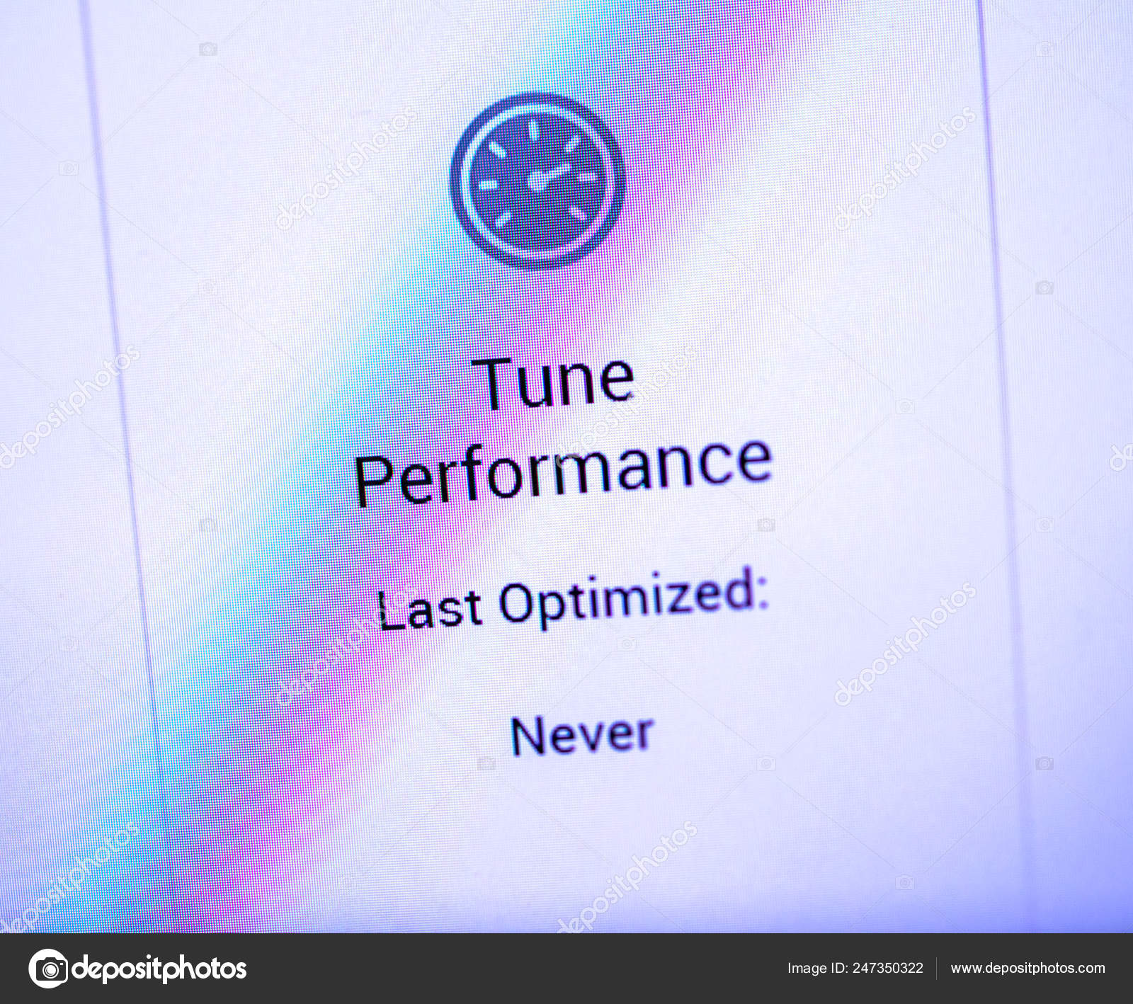 Tune Performance sign dell Precision display — Stock Editorial Photo ...