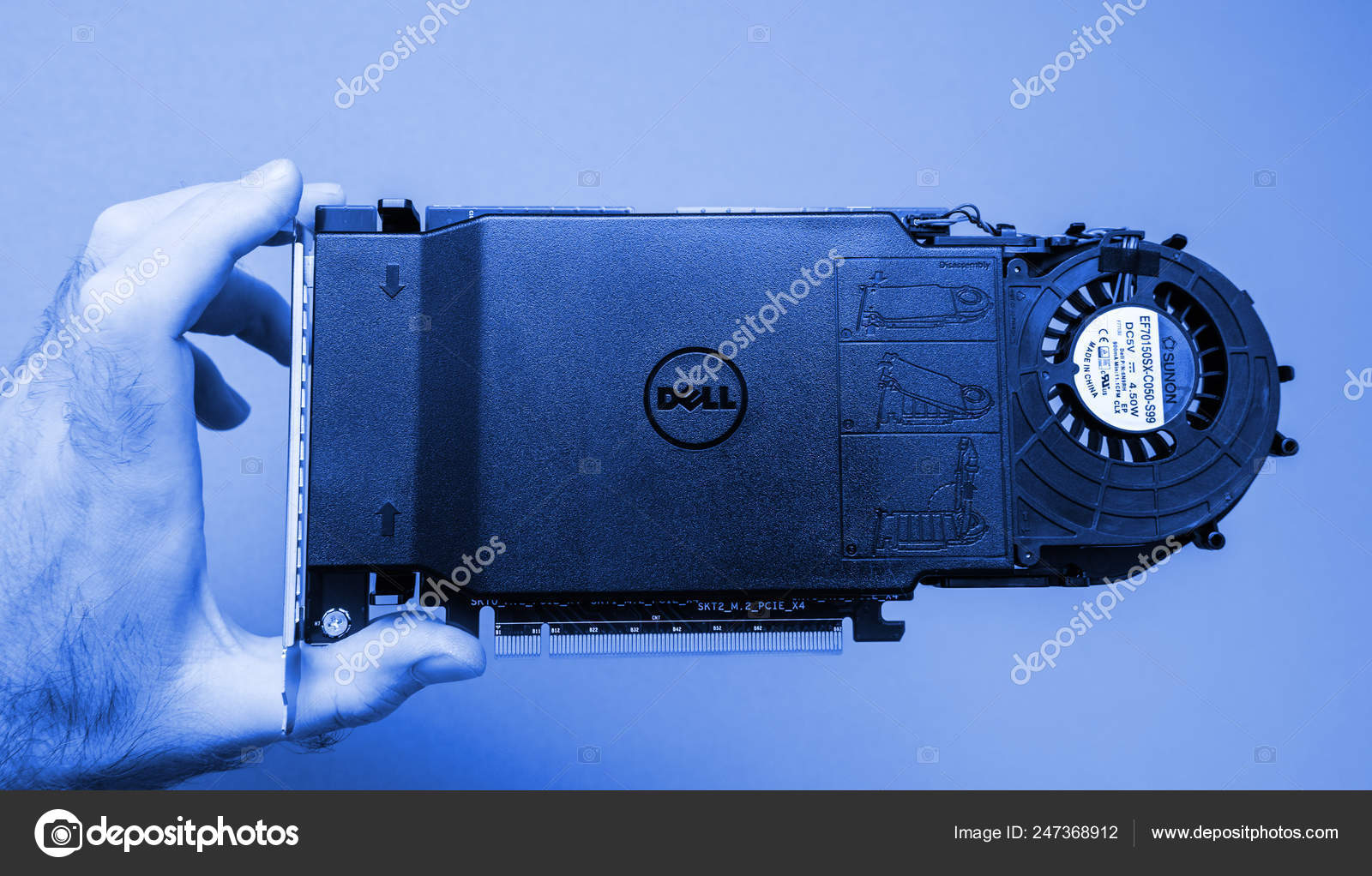 Dell Ultra-Speed Drive Quad NVMe M.2 PCIe x16 card 4 slots — Stock ...