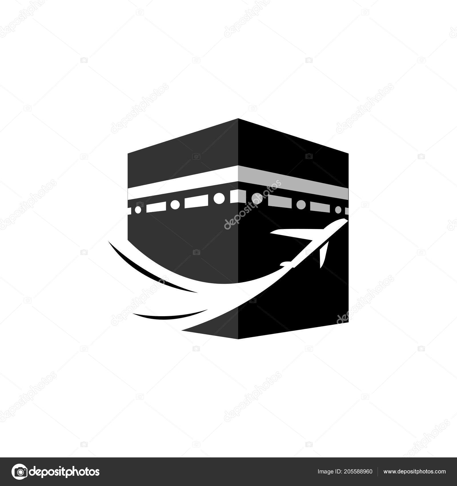 Kaaba Hajj Tour Travel Vector Logo Template Stock Vector by ©Desbayy ...