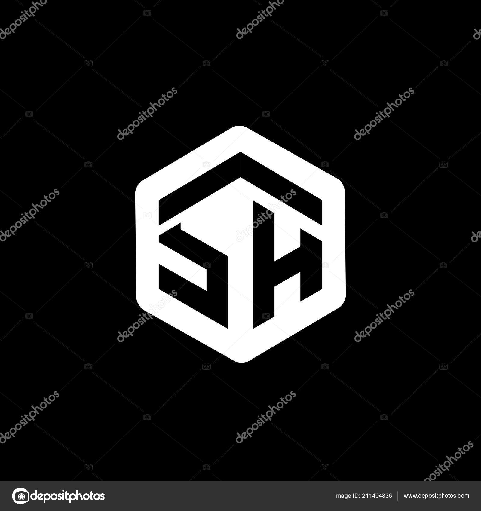 Initial Letter Hexagonal Logo Vector — Stock Vector © Desbayy #211404836