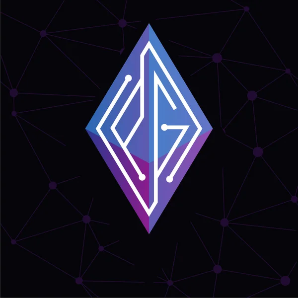 Blockchain logo Vector Art Stock Images | Depositphotos