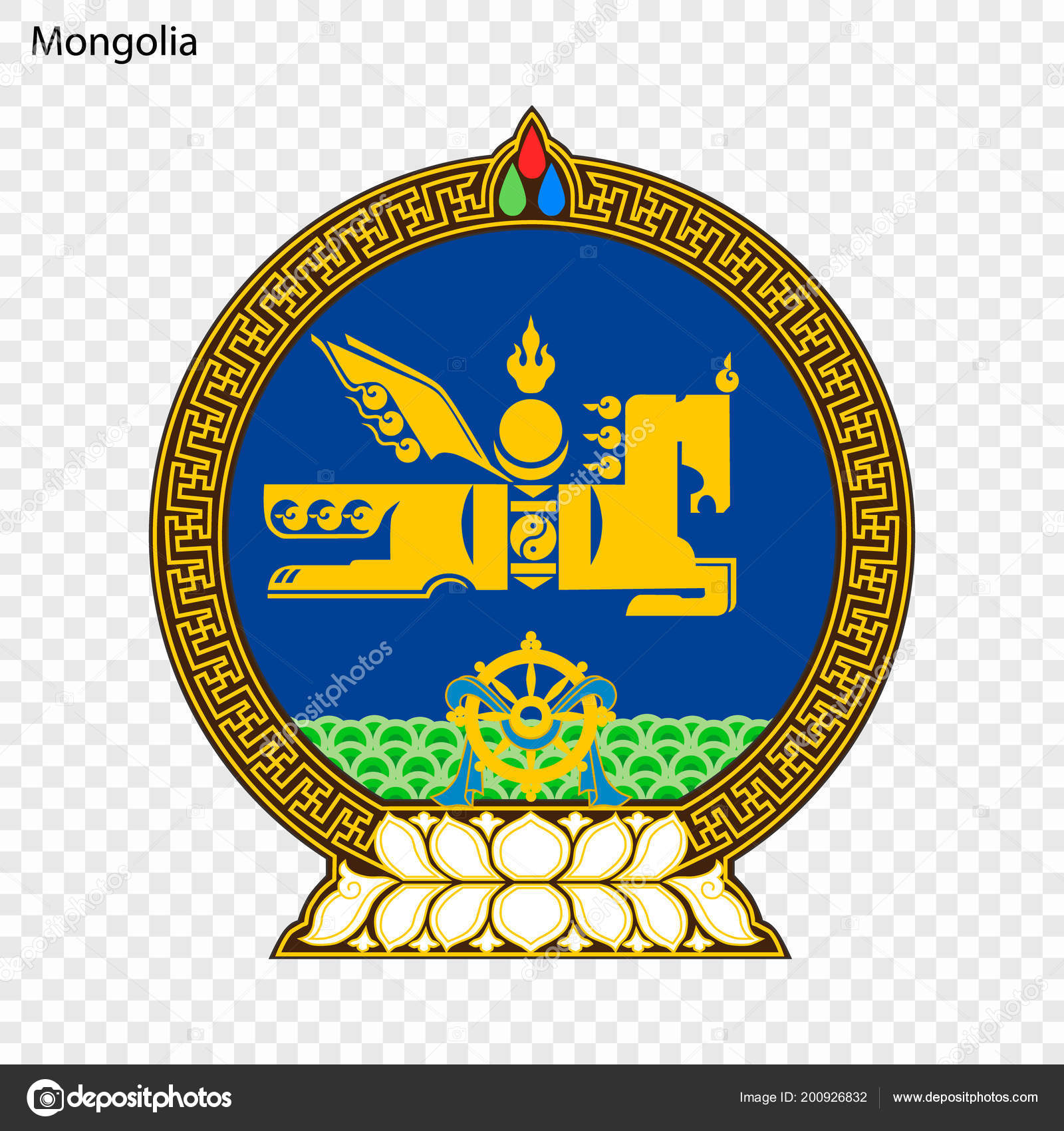 Symbol Mongolia National Emblem Stock Vector Image by ©grebeshkovmaxim ...