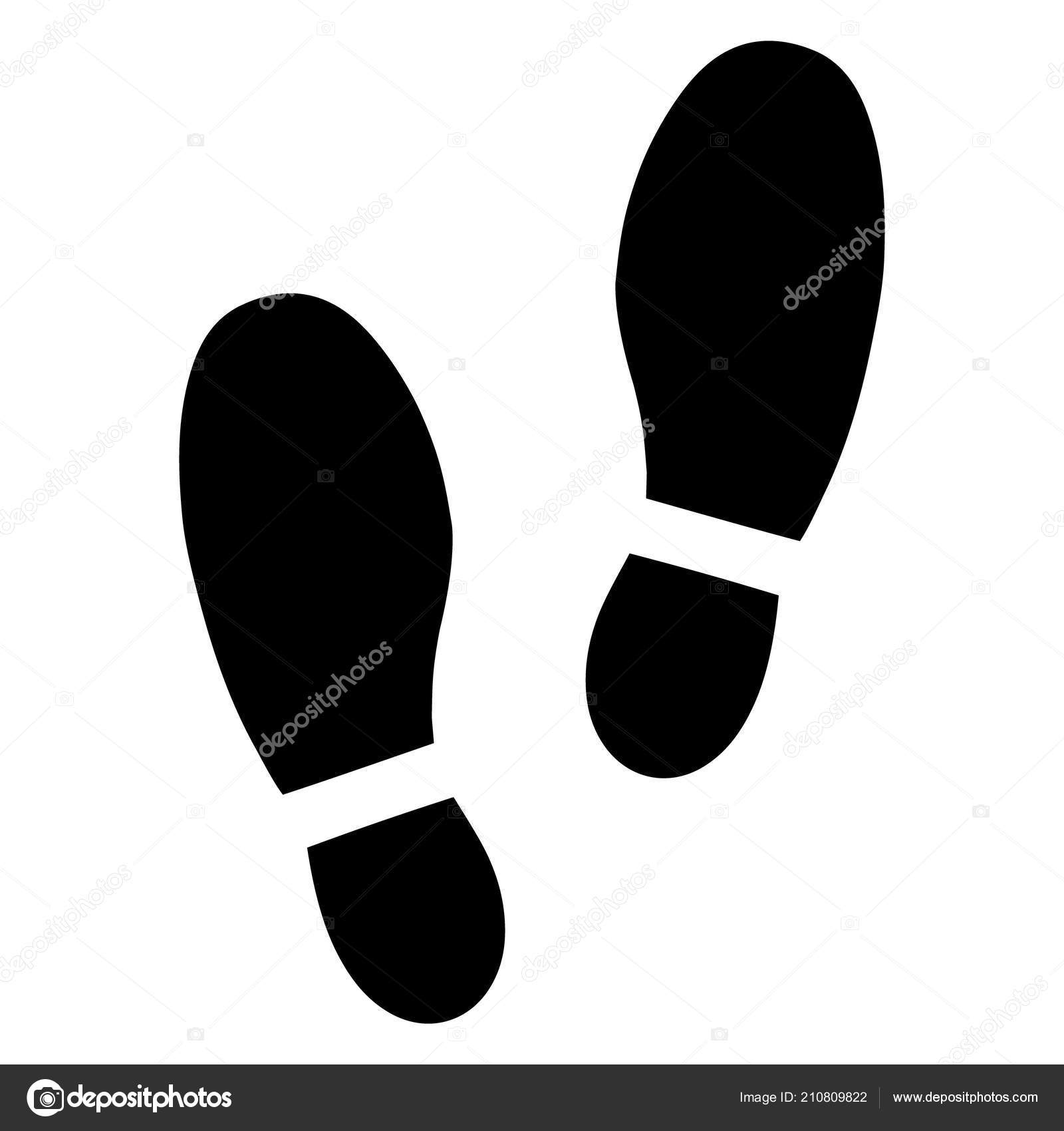 Human Foot Steps Vector Illustration Stock Vector Image by ...
