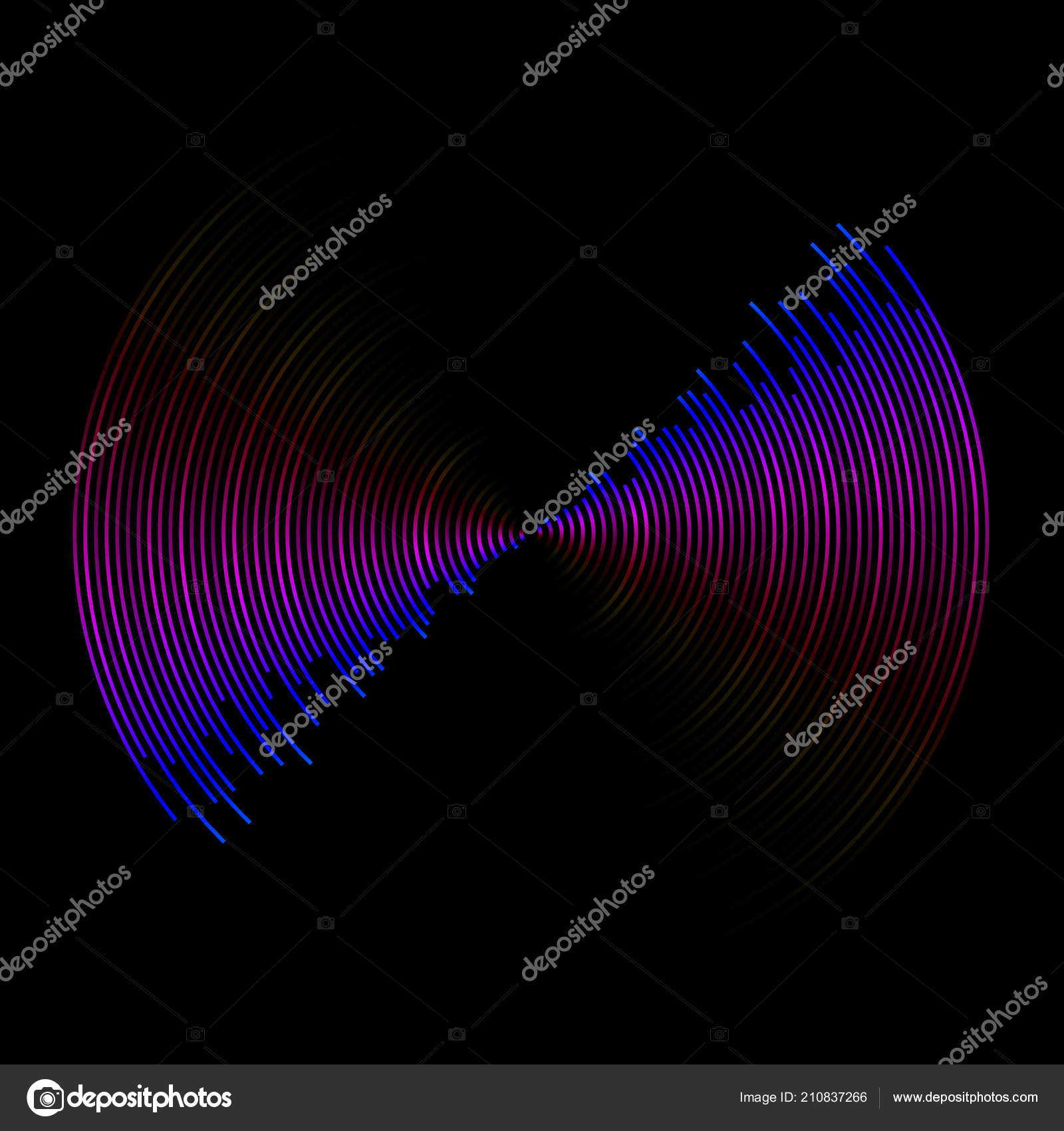 Multicolor Sound Wave Equalizer Background Vector Illustration Stock ...