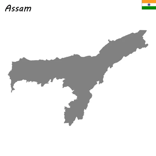 Assam map vector Vector Art Stock Images | Depositphotos